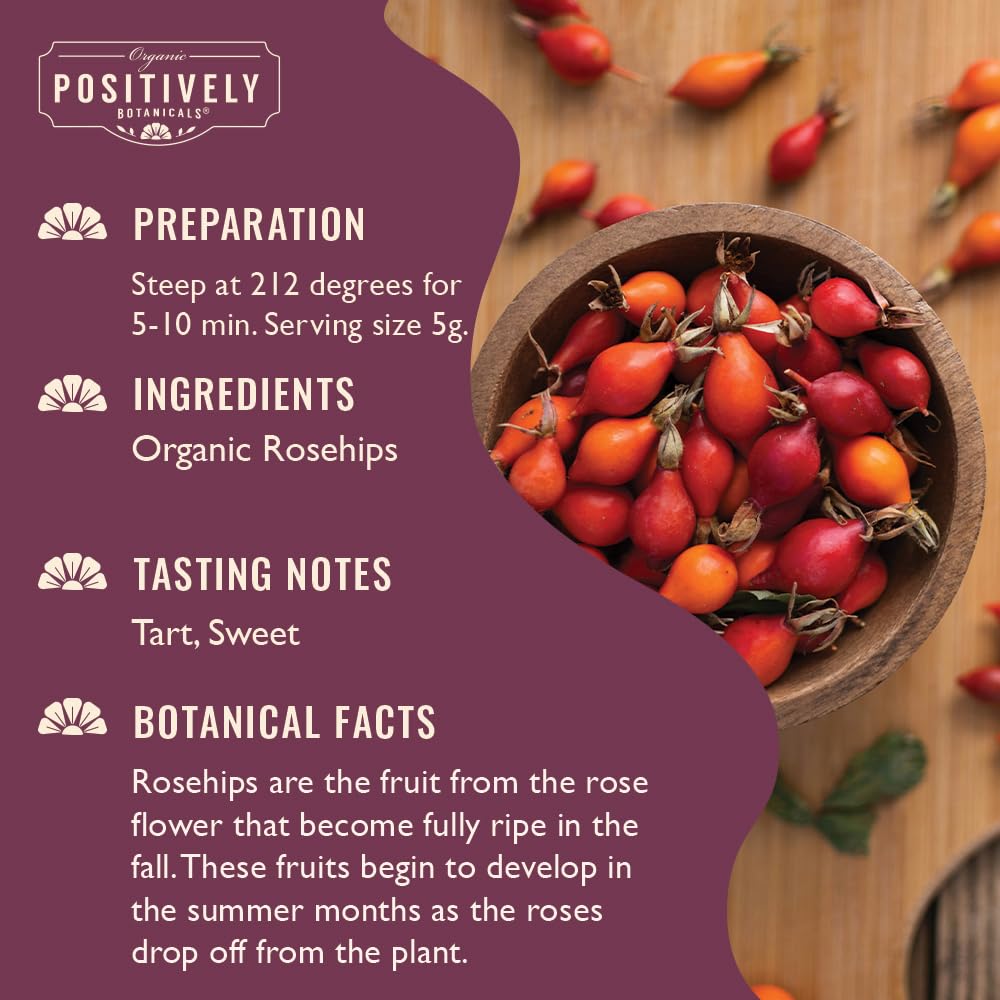 loose leaf rosehips for wellness