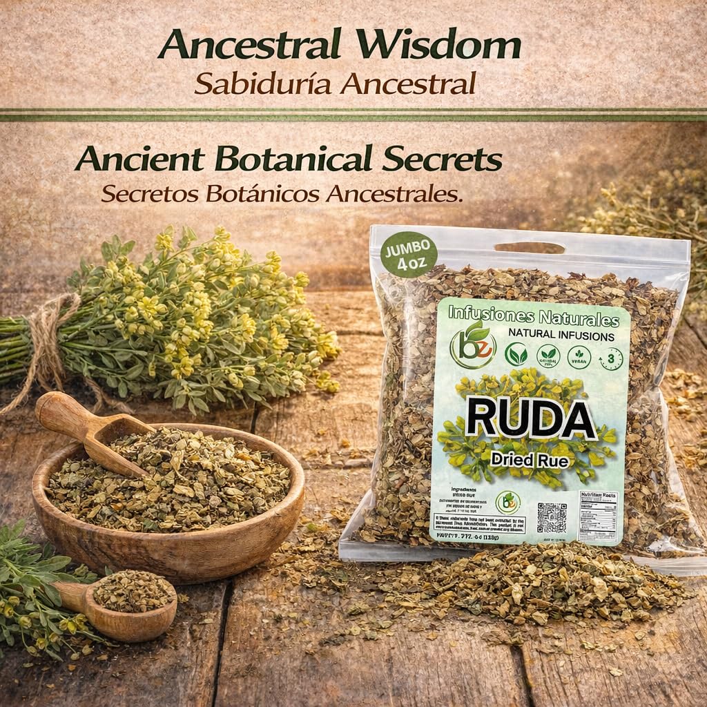 loose leaf Ruda Seca herbal infusion