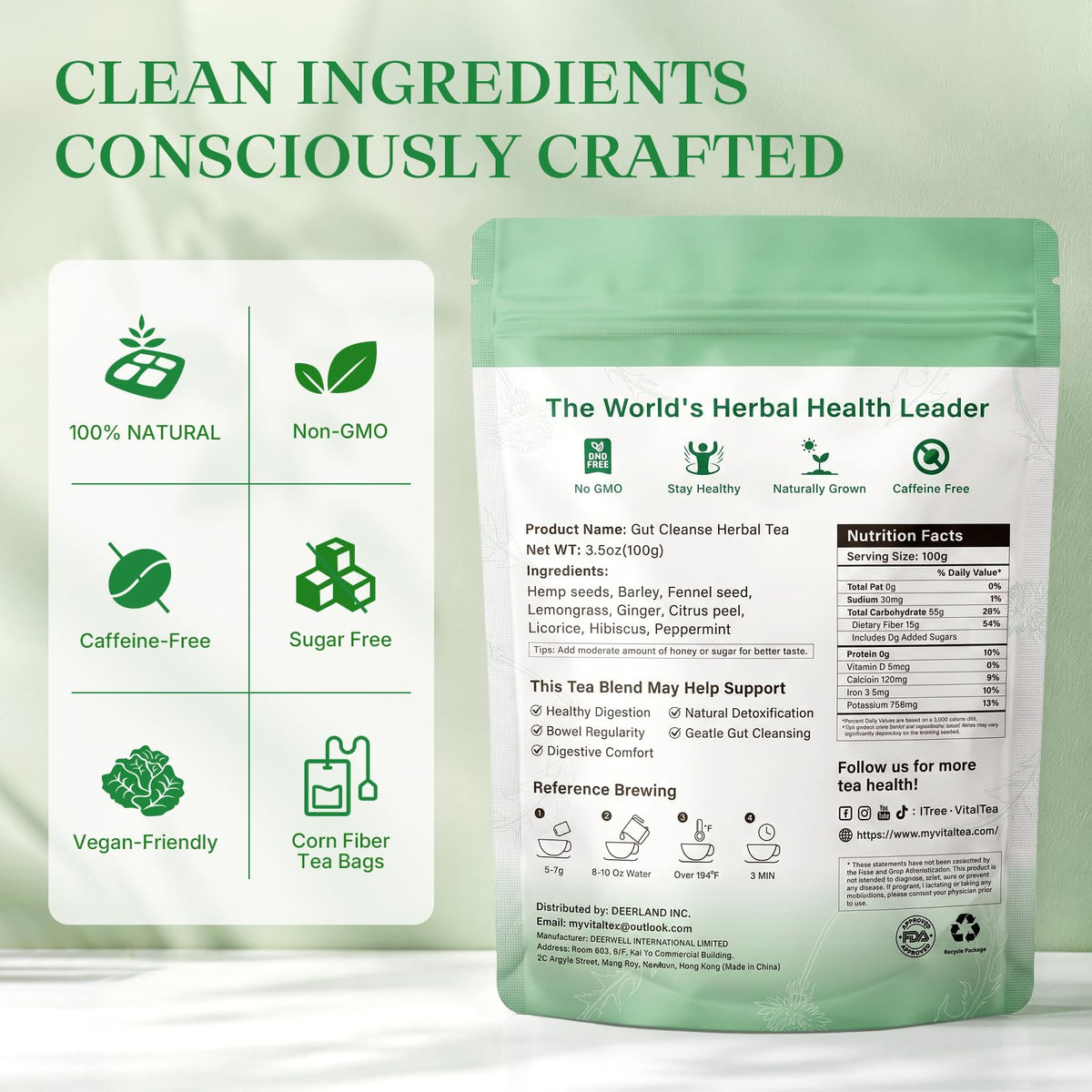 loose leaf tea for gut health