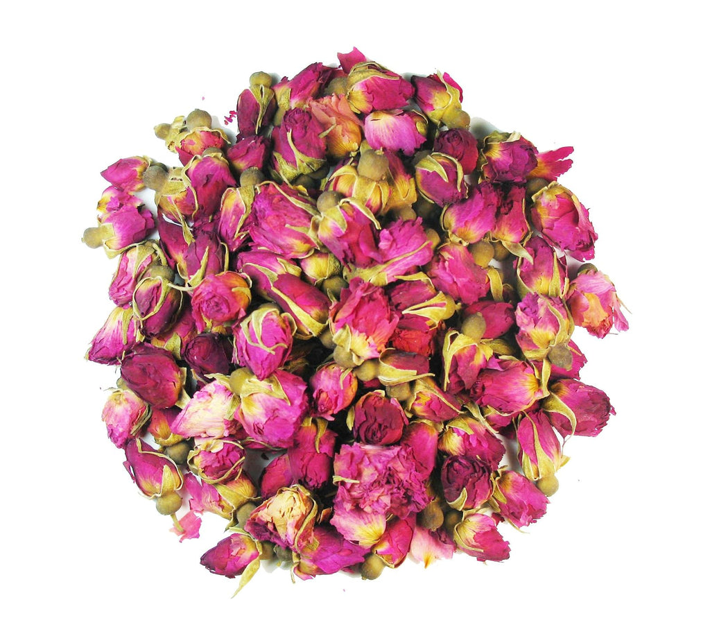 loose leaf tea with rose