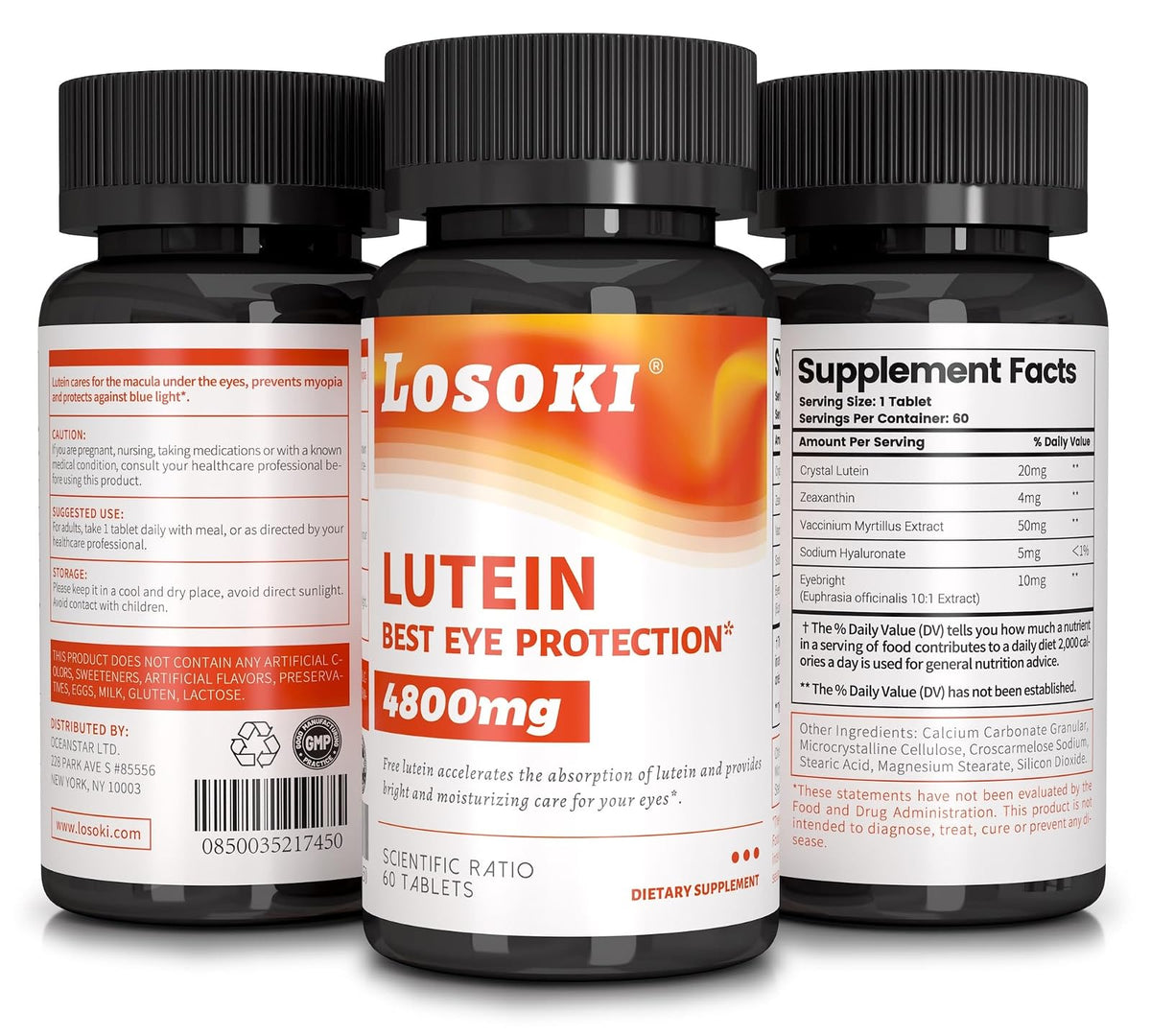 Losoki Lutein antioxidant support vitamins