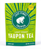 Lost Pines Yaupon tea light roast