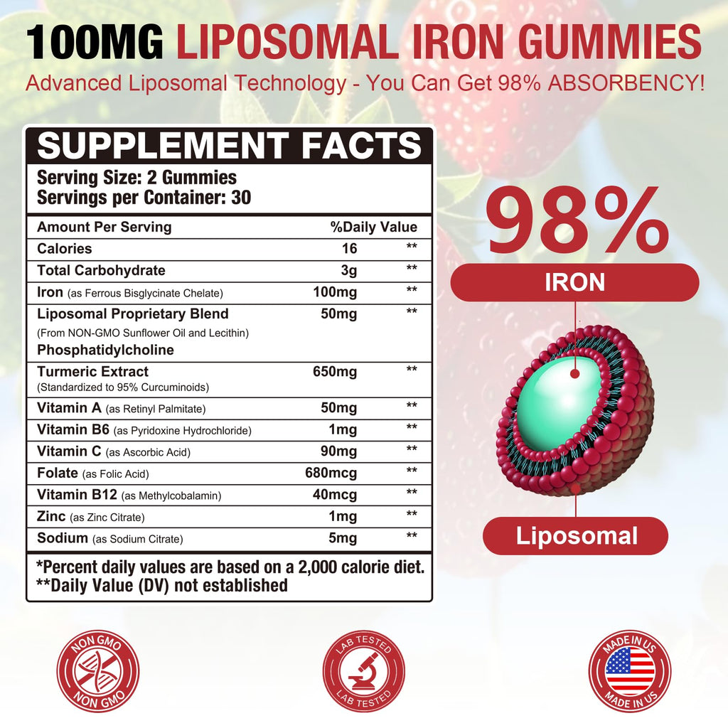 LotinYntu iron supplement for women