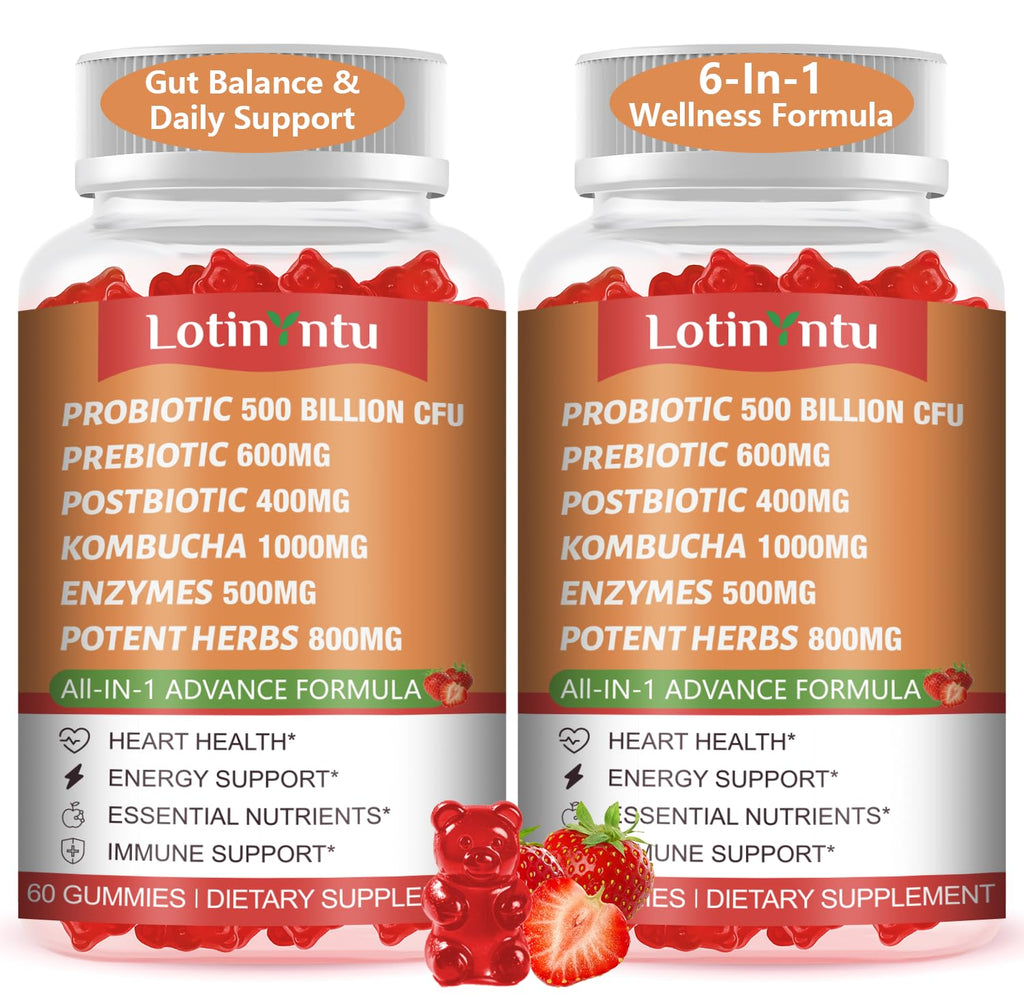LotinYntu probiotic gummies for digestion