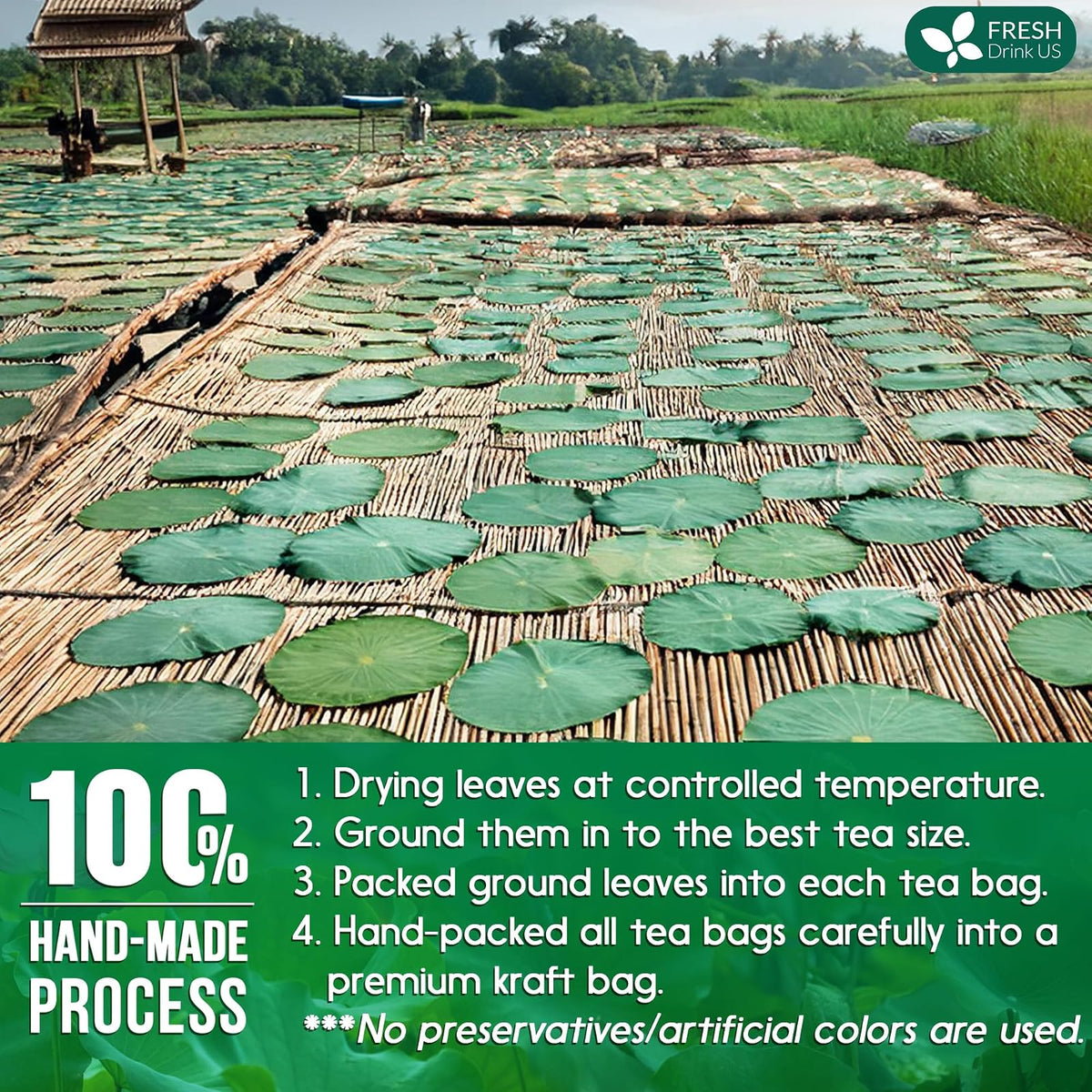 Lotus leaf tea for detox