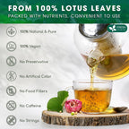 Lotus leaf tea for wellness