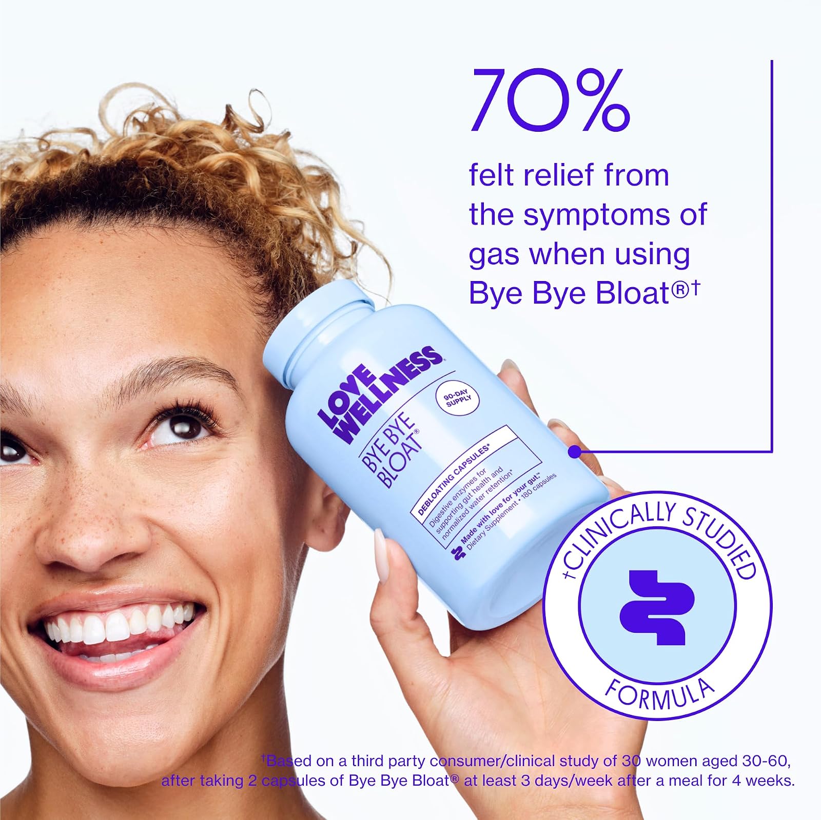 Love Wellness bloating solution with enzymes