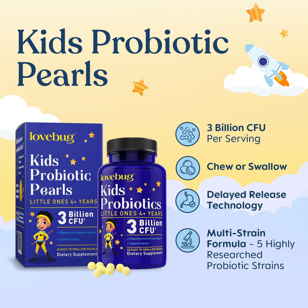 LOVEBUG probiotics for healthy gut