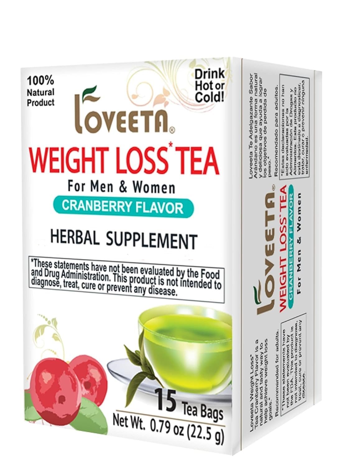 Loveeta Wellness weight loss tea bags