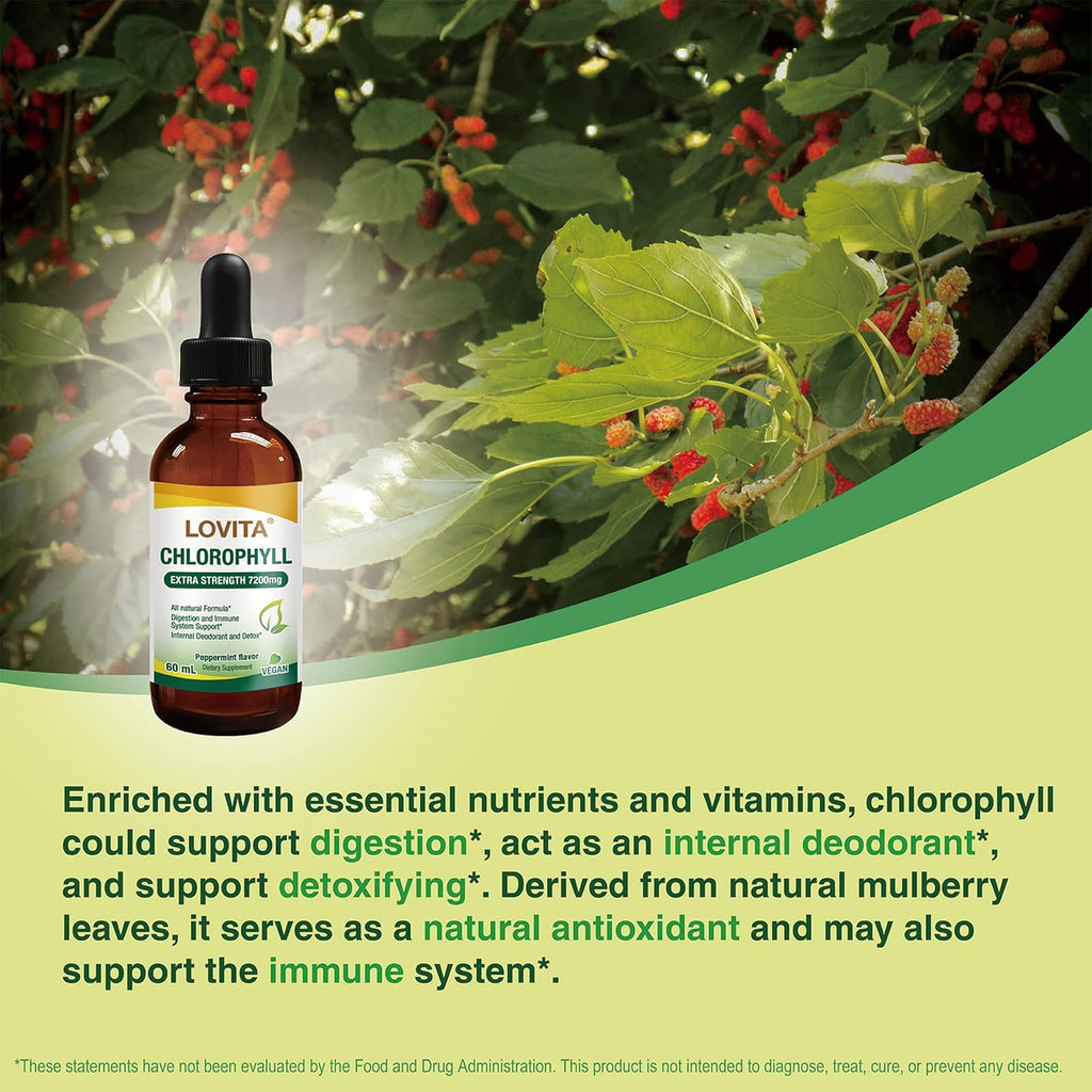 LOVITA chlorophyll drops for daily vitality