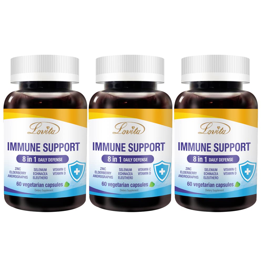 Lovita elderberry immune support capsules