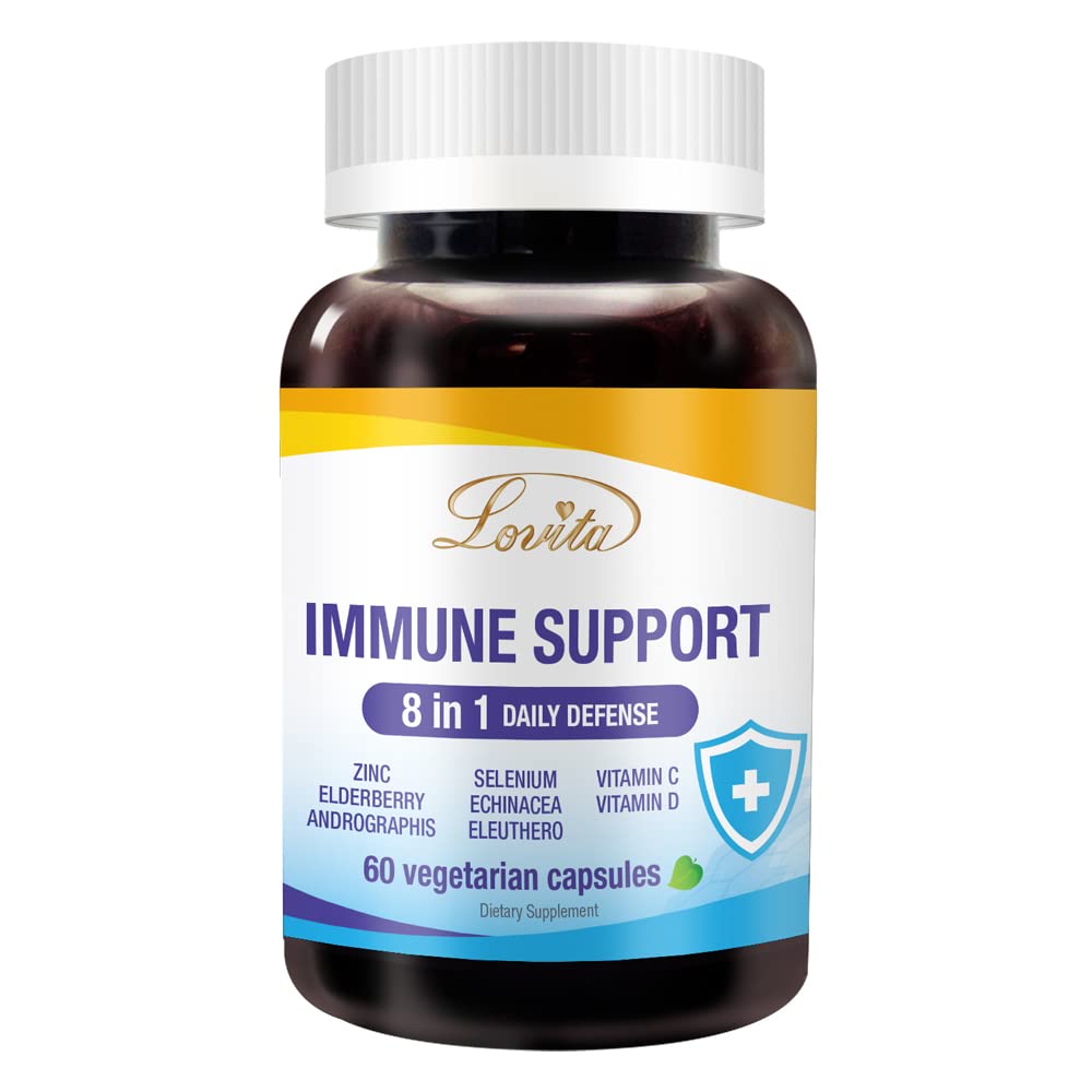 LOVITA elderberry immune support capsules