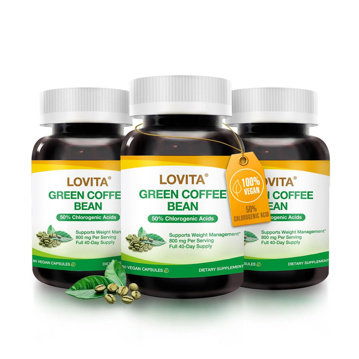 LOVITA Green Coffee Bean Extract capsules