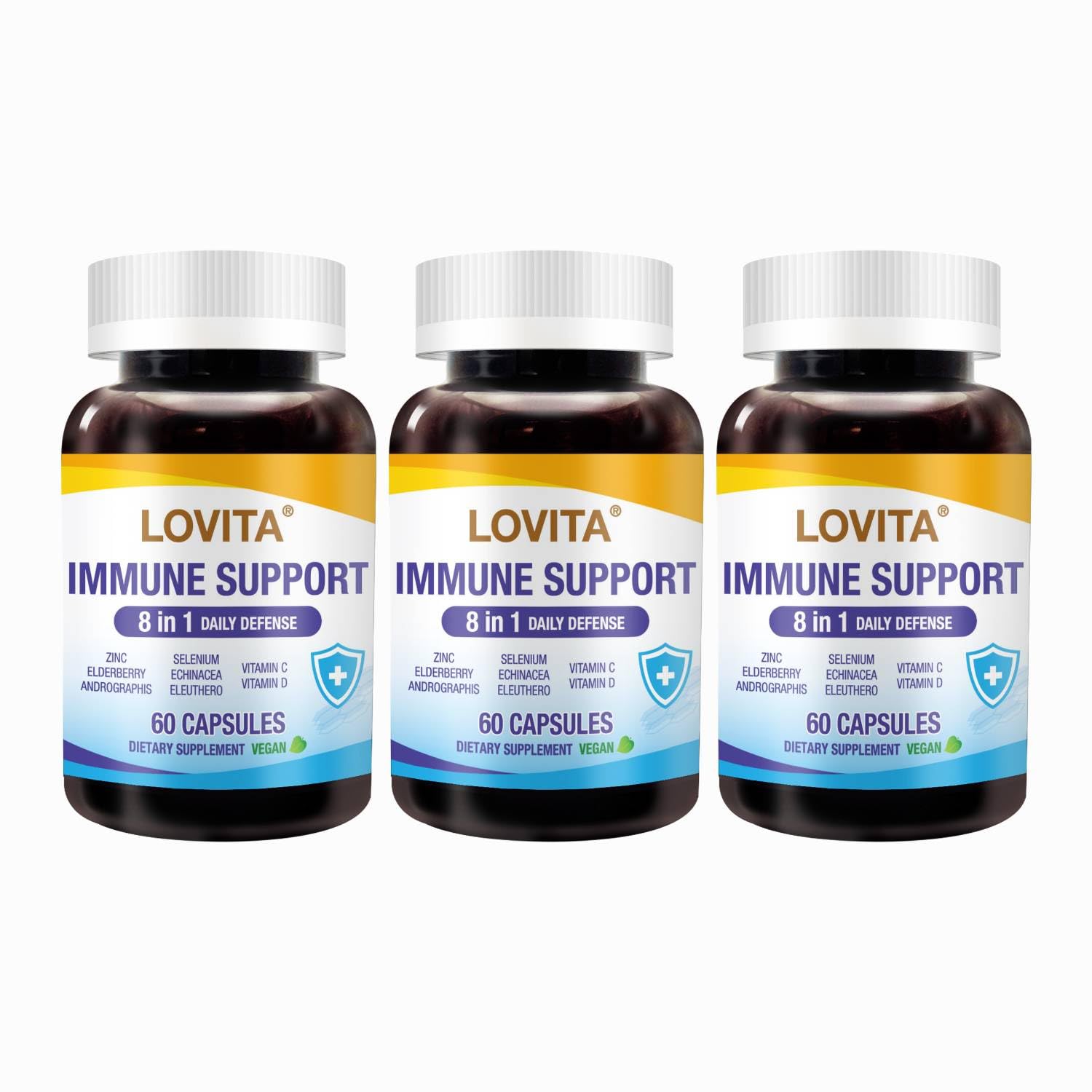 Lovita immune support vegan capsules