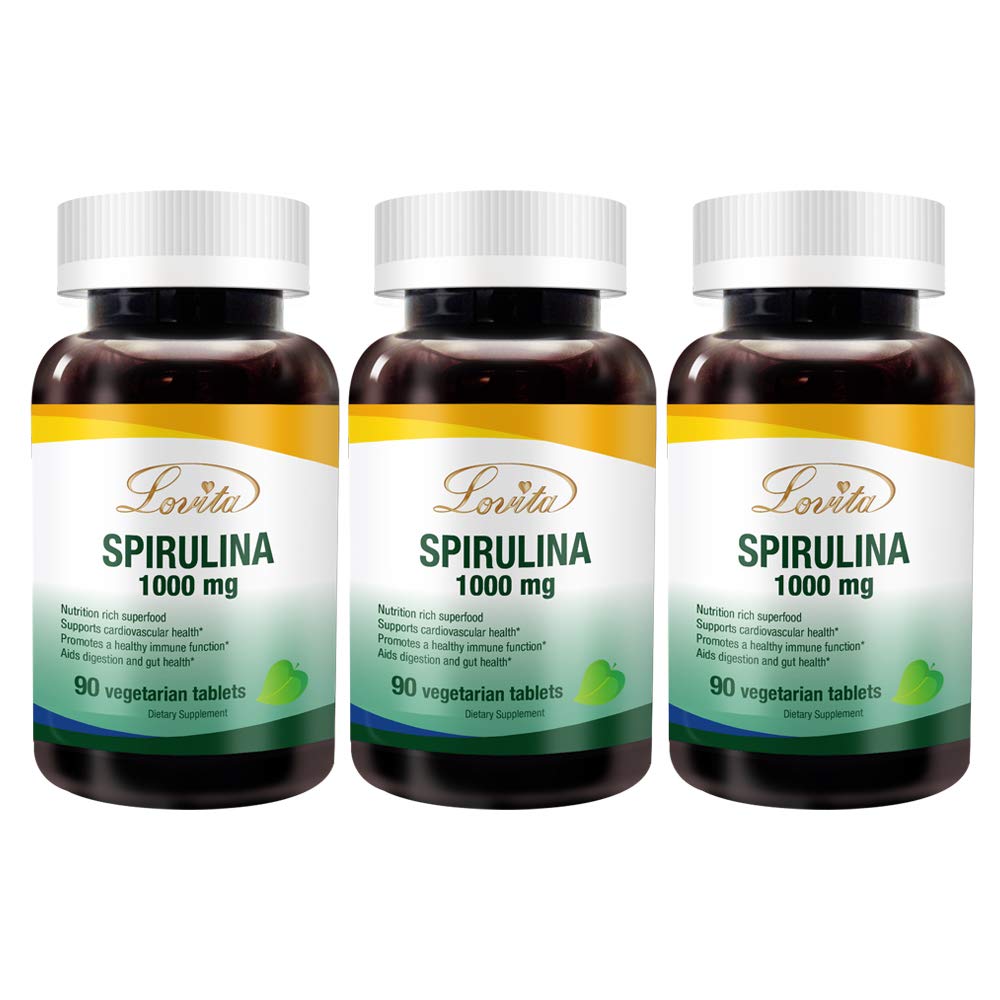 LOVITA organic spirulina tablets benefits
