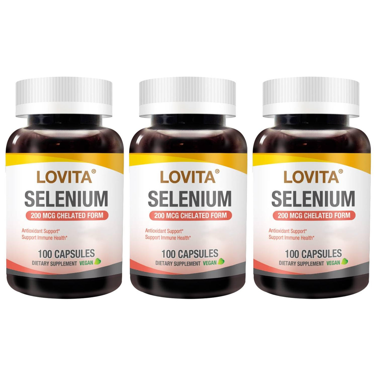 LOVITA Selenium 200 mcg vegan capsules