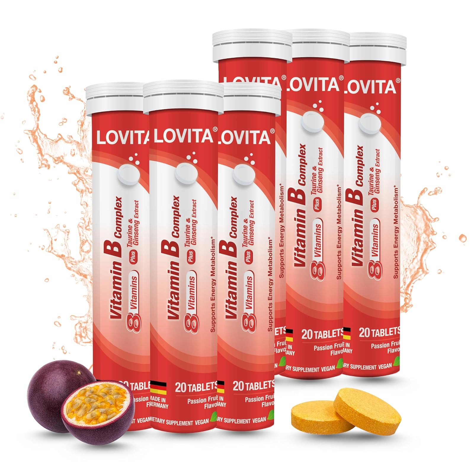 LOVITA vitamin b complex effervescent tablets