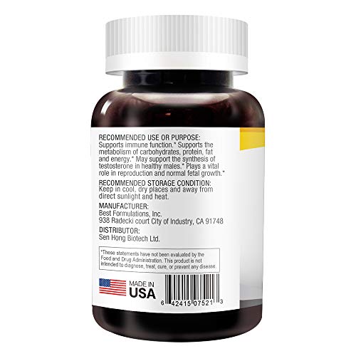 Lovita Zinc vegetarian immune support