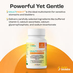 Low acid multivitamin for sensitive stomachs