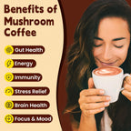 low caffeine mushroom coffee benefits