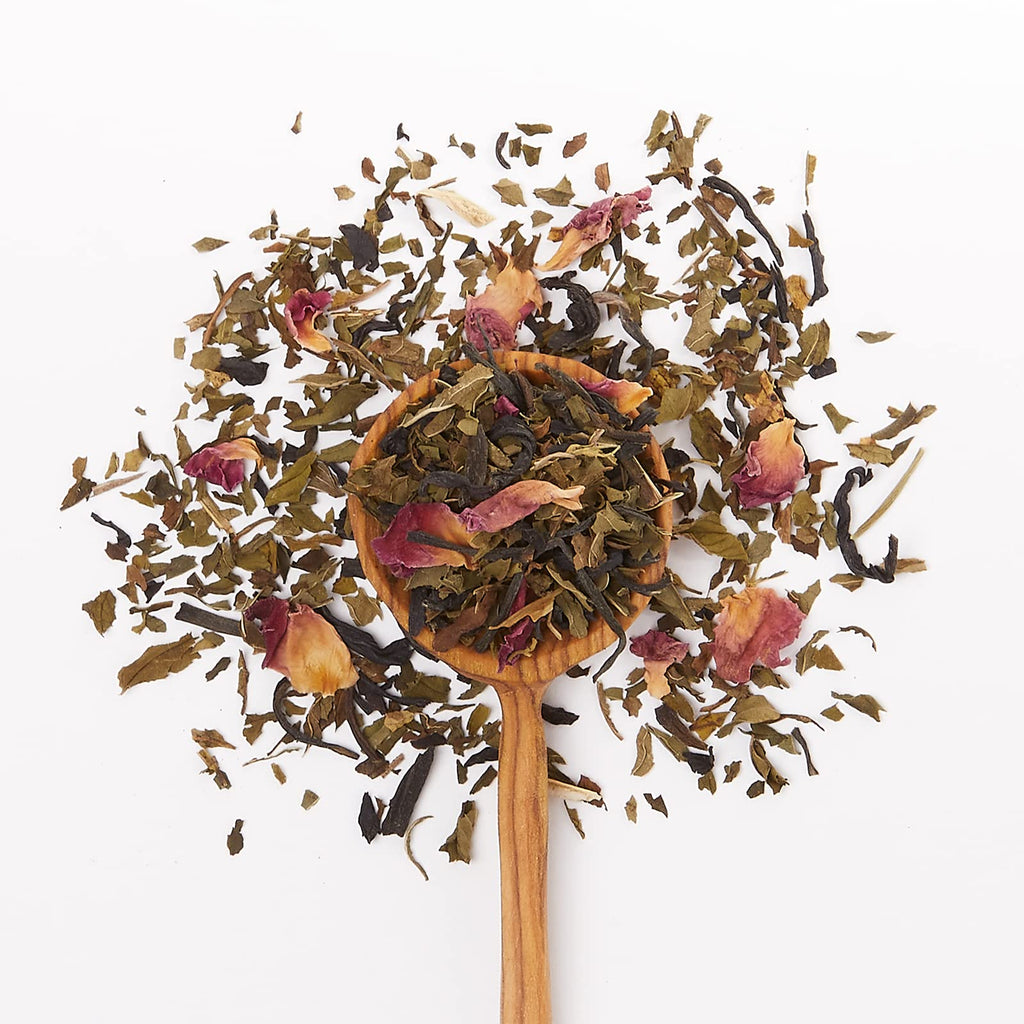 low caffeine purple mint tea