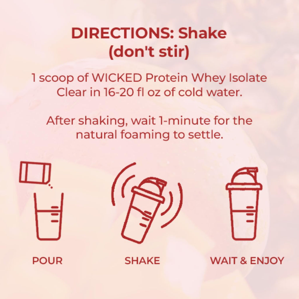 Low calorie clear whey isolate