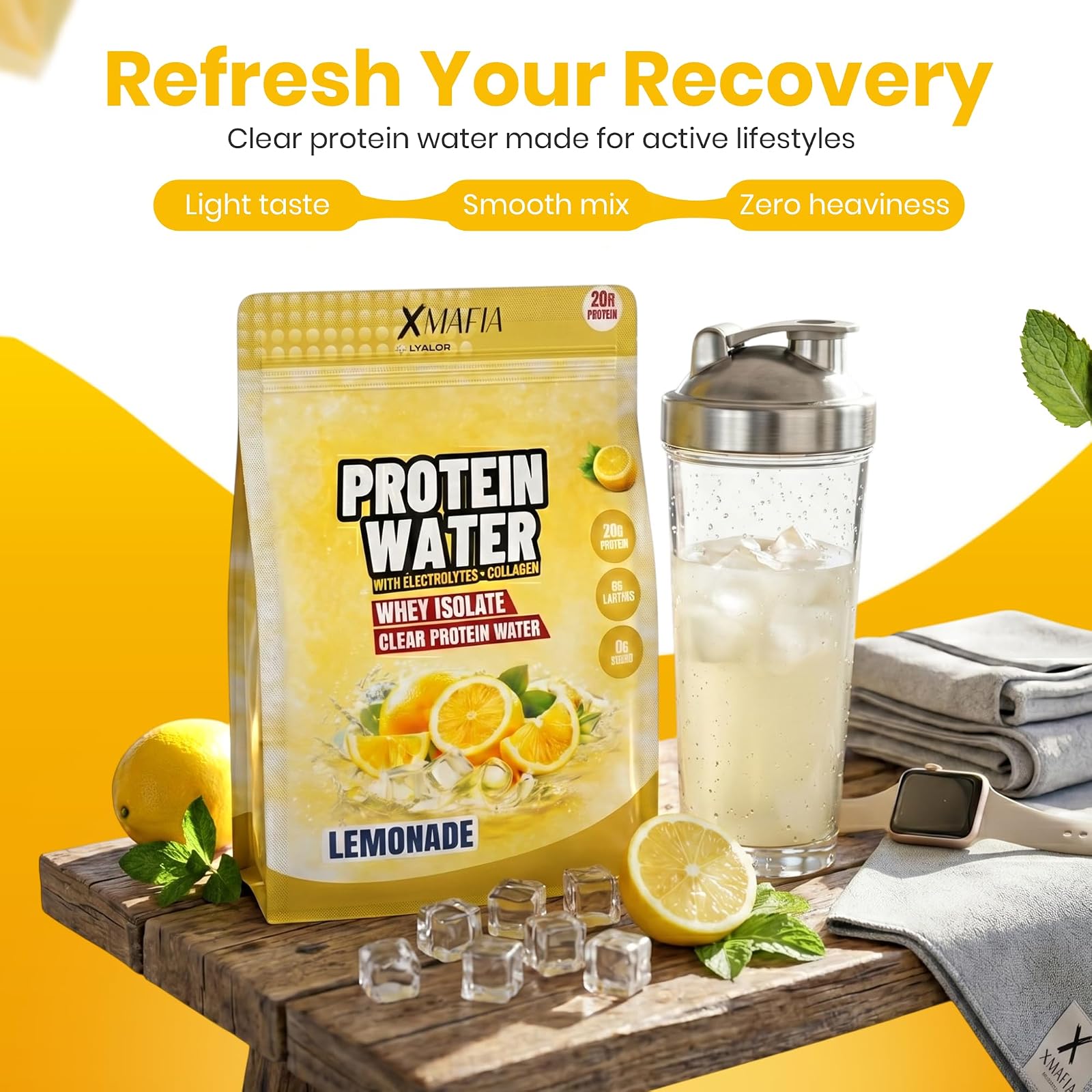 low-calorie clear whey protein powder