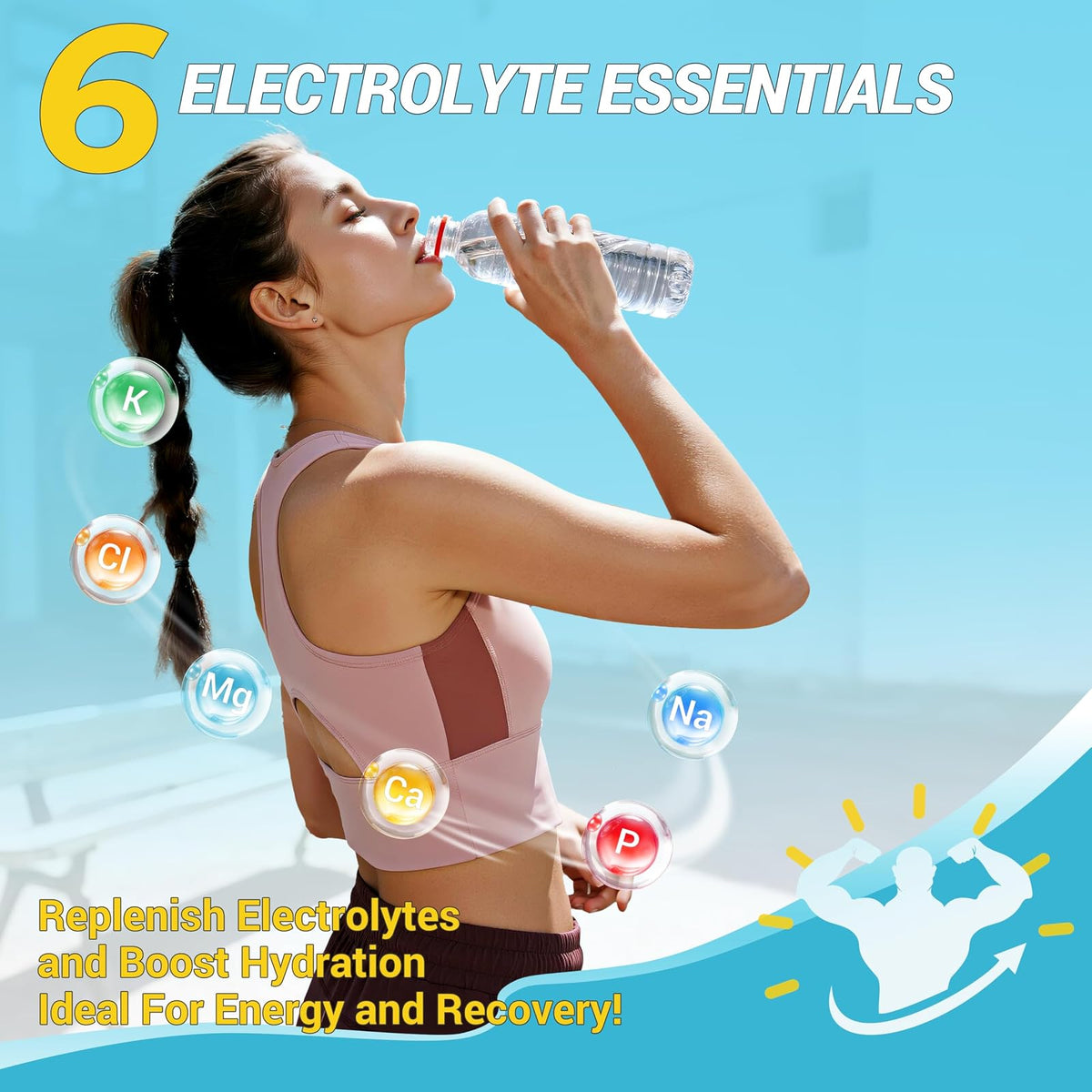 low-calorie electrolyte powder mix