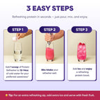 Low-calorie protein supplement for workouts