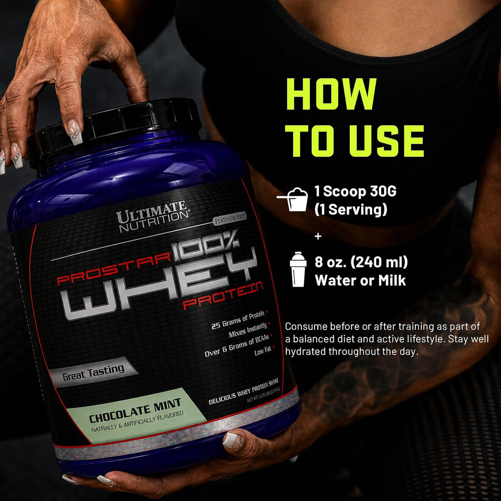 low-carb chocolate mint protein supplement