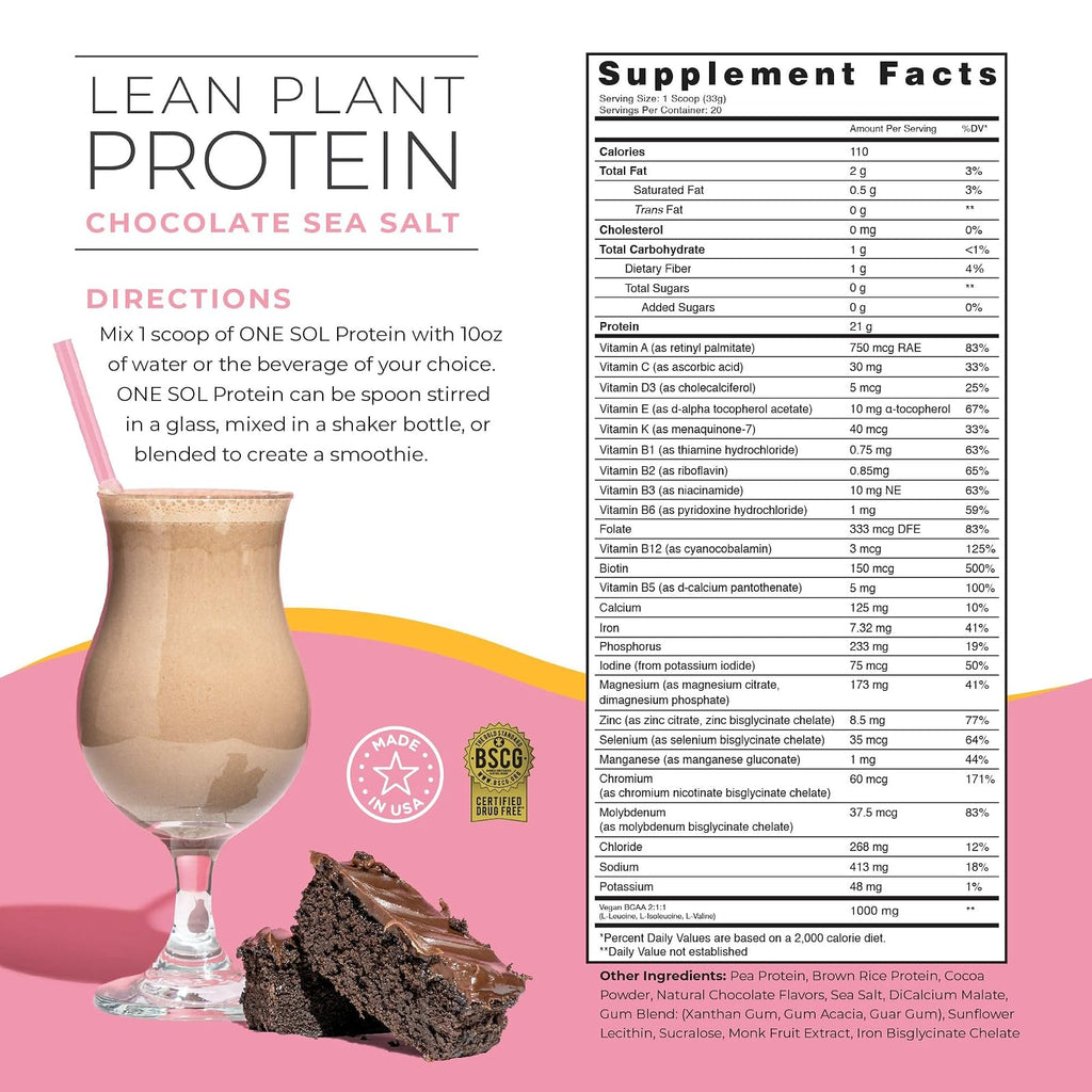 low carb chocolate sea salt protein