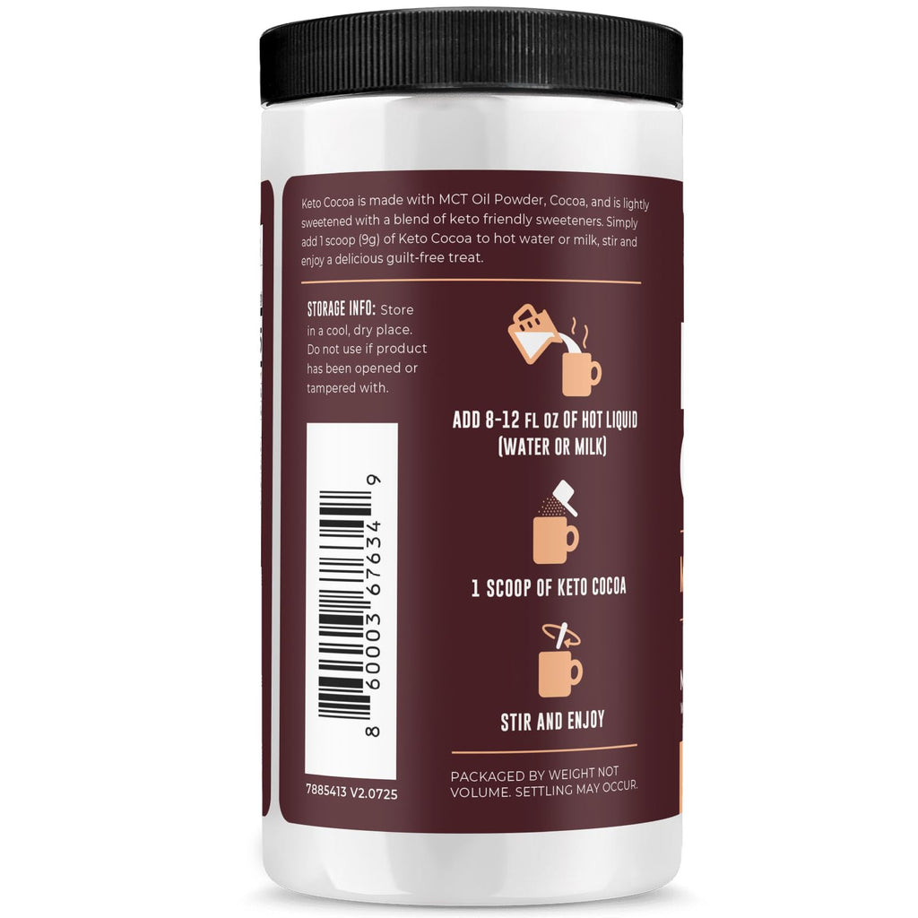 Low carb cocoa beverage option