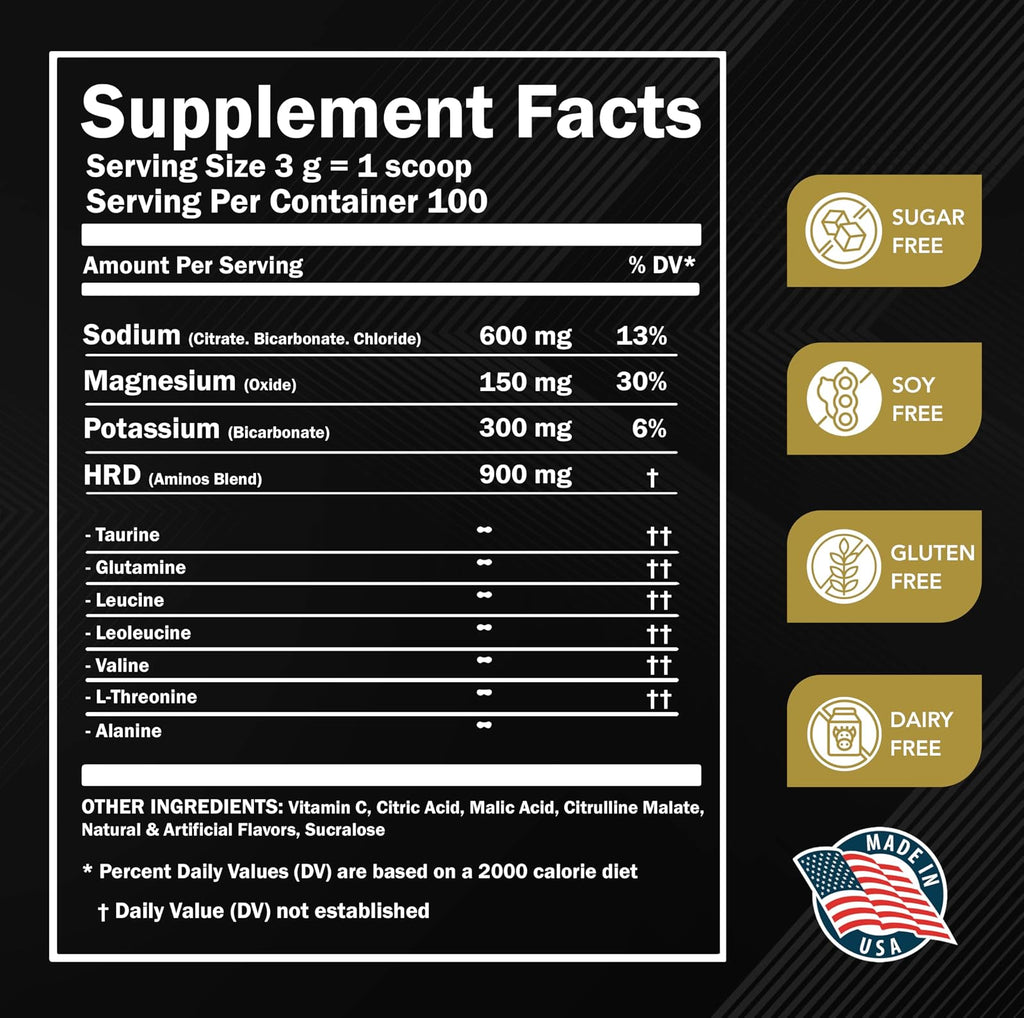 low carb electrolyte powder solution