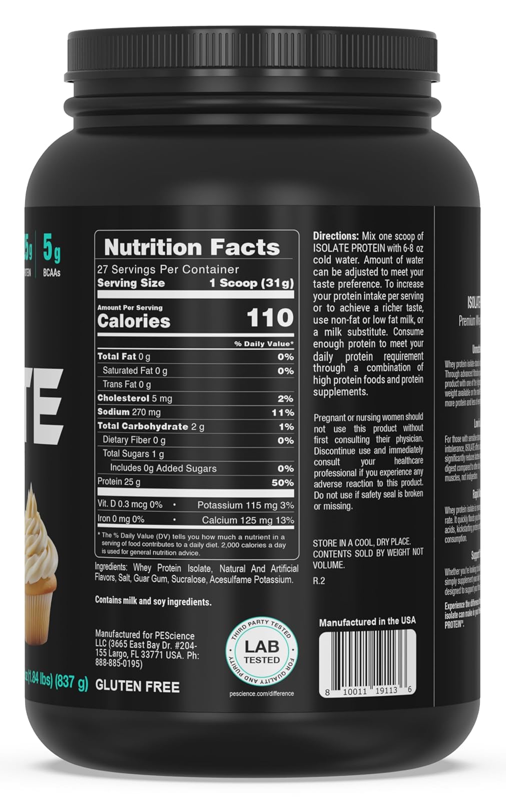 low-carb isolate whey protein option