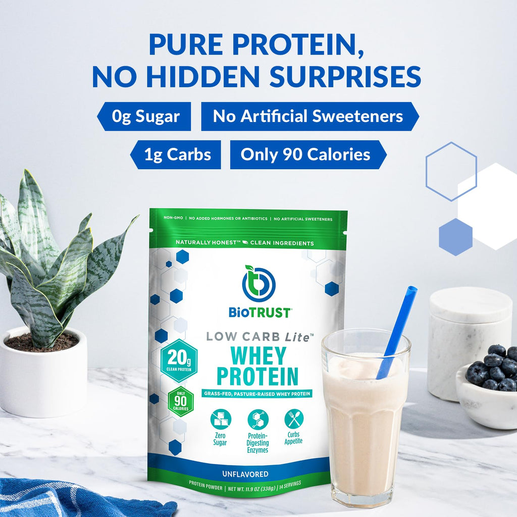 Low carb protein for muscle gain