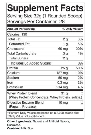 low-carb protein isolate for fitness