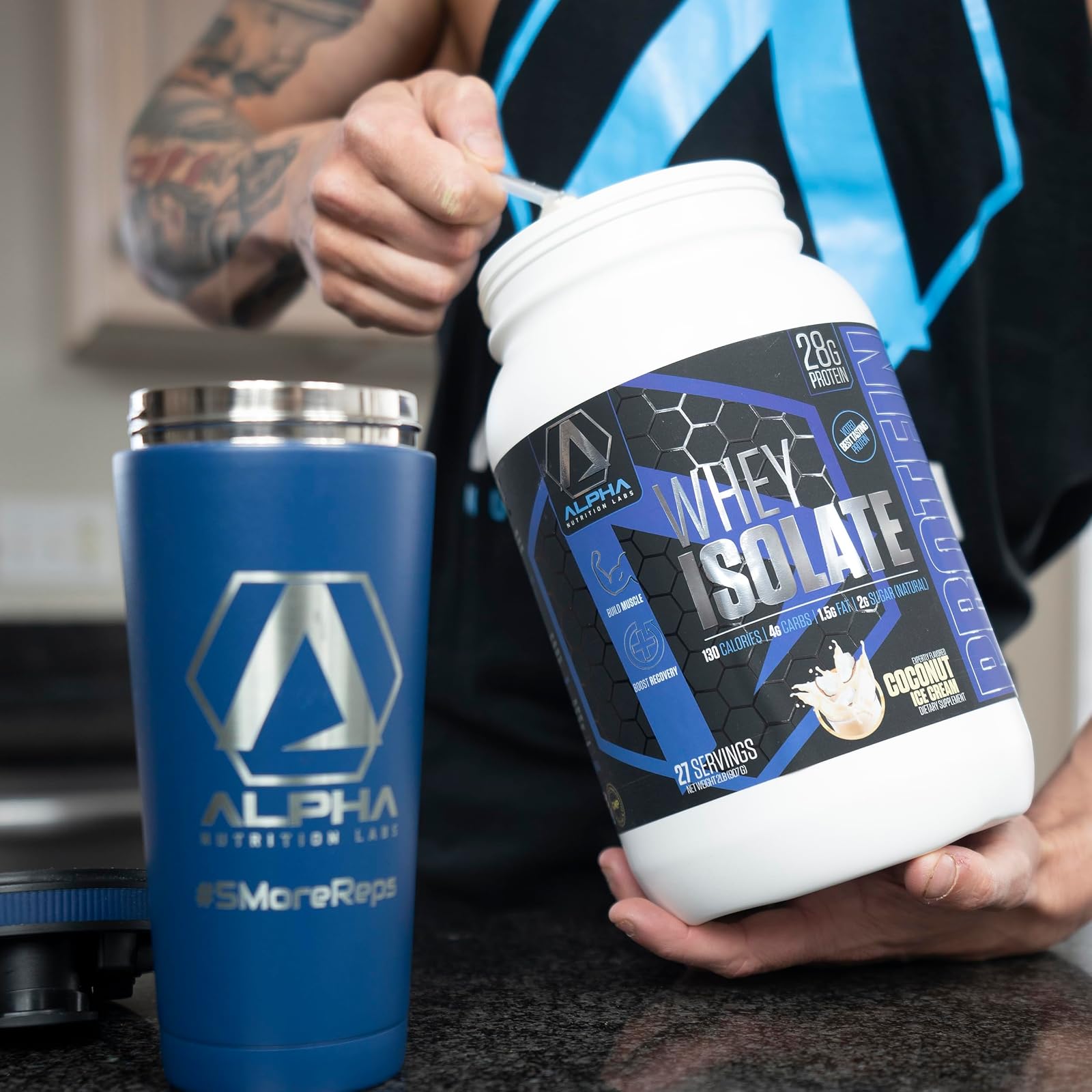 low-carb whey isolate for muscle gain