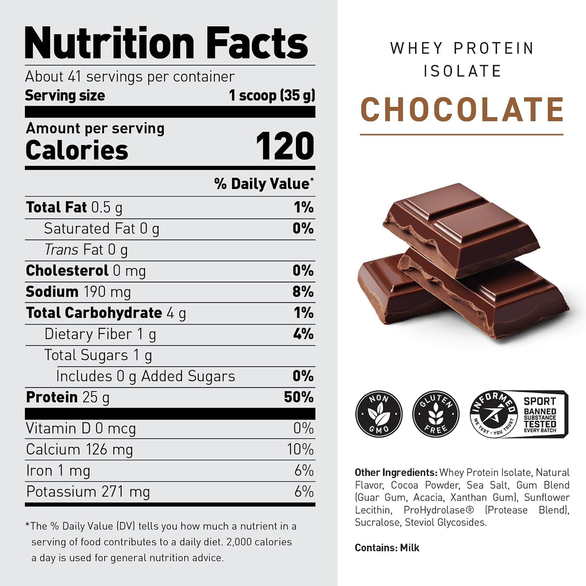 low-carb whey protein isolate supplement