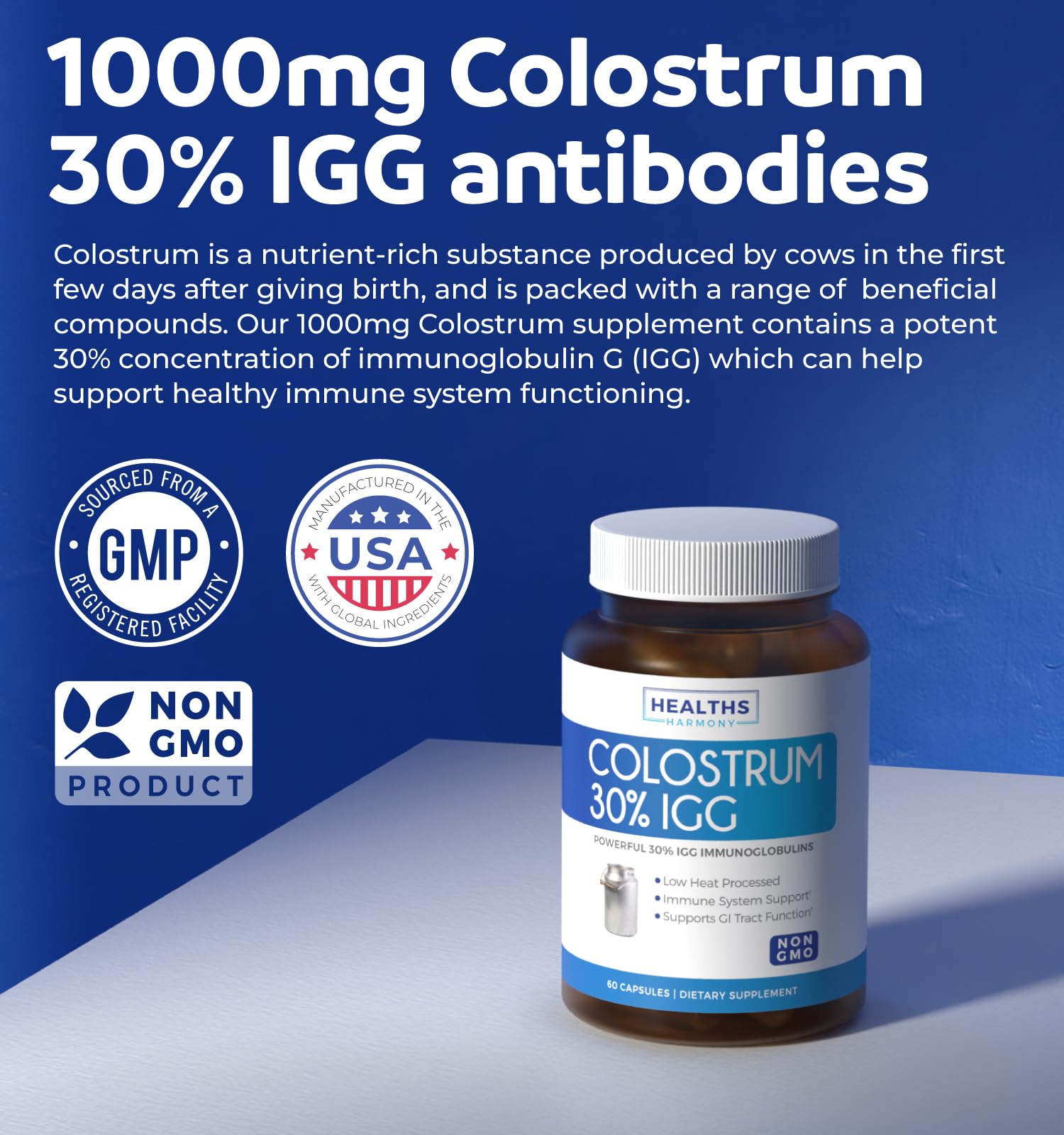 Low heat processed colostrum benefits