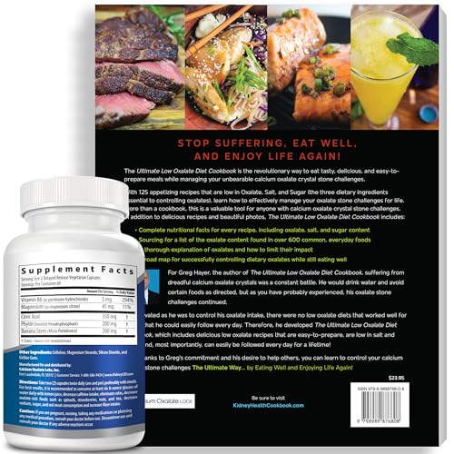 low oxalate diet cookbook included