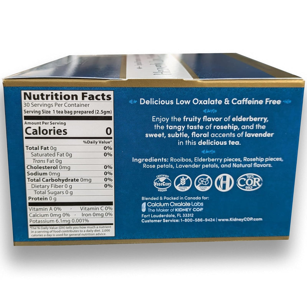 low oxalate herbal tea option