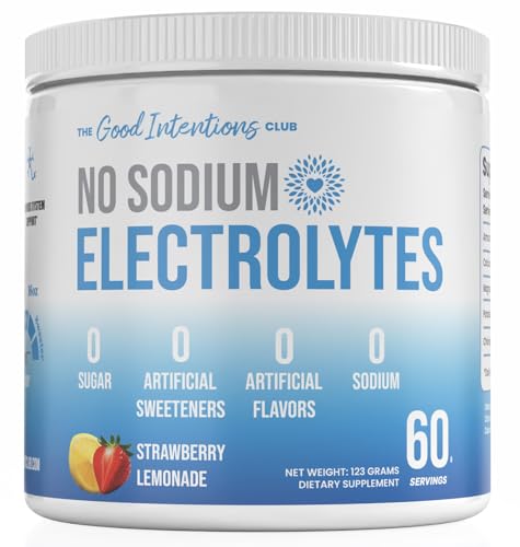 low sodium electrolyte powder strawberry lemonade
