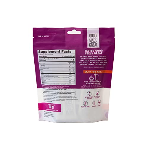 low sugar elderberry beverage packs