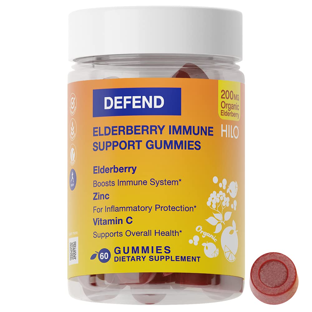 low sugar elderberry gummies for adults