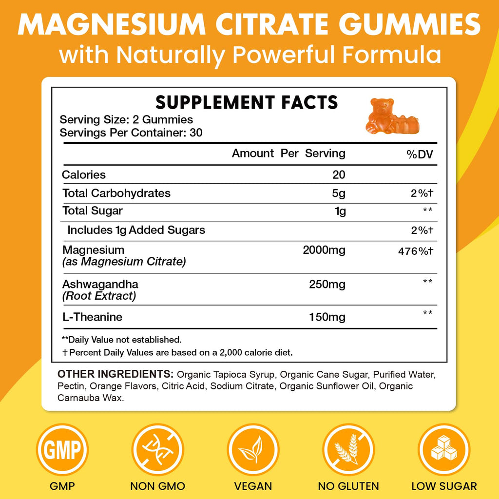 low sugar magnesium supplement for muscle health