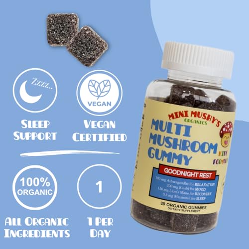 Low sugar organic rest gummies