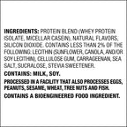 low sugar vanilla protein shake mix