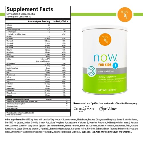 lower-sugar vitamin shake for children