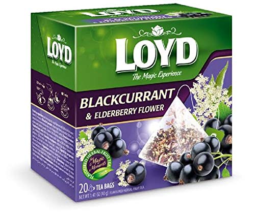 Loyd blackcurrant elderberry herbal tea