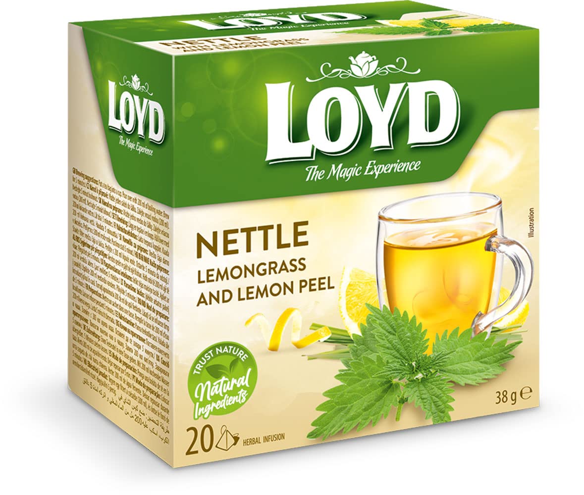 Loyd herbal tea with lemon peel